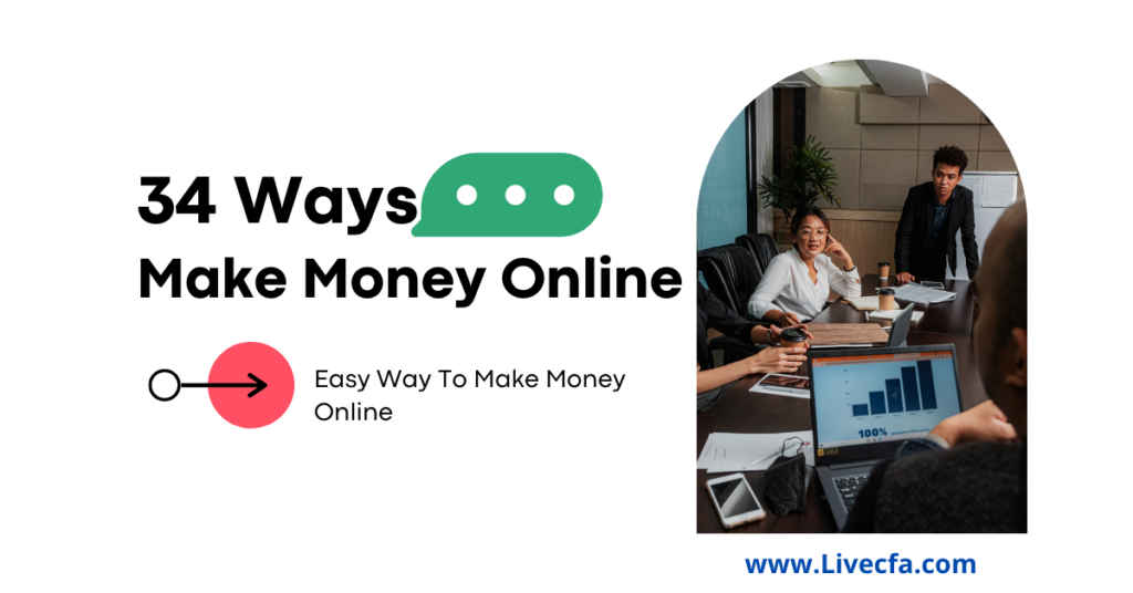 34 Easy Way To Make Money Online Very Easy