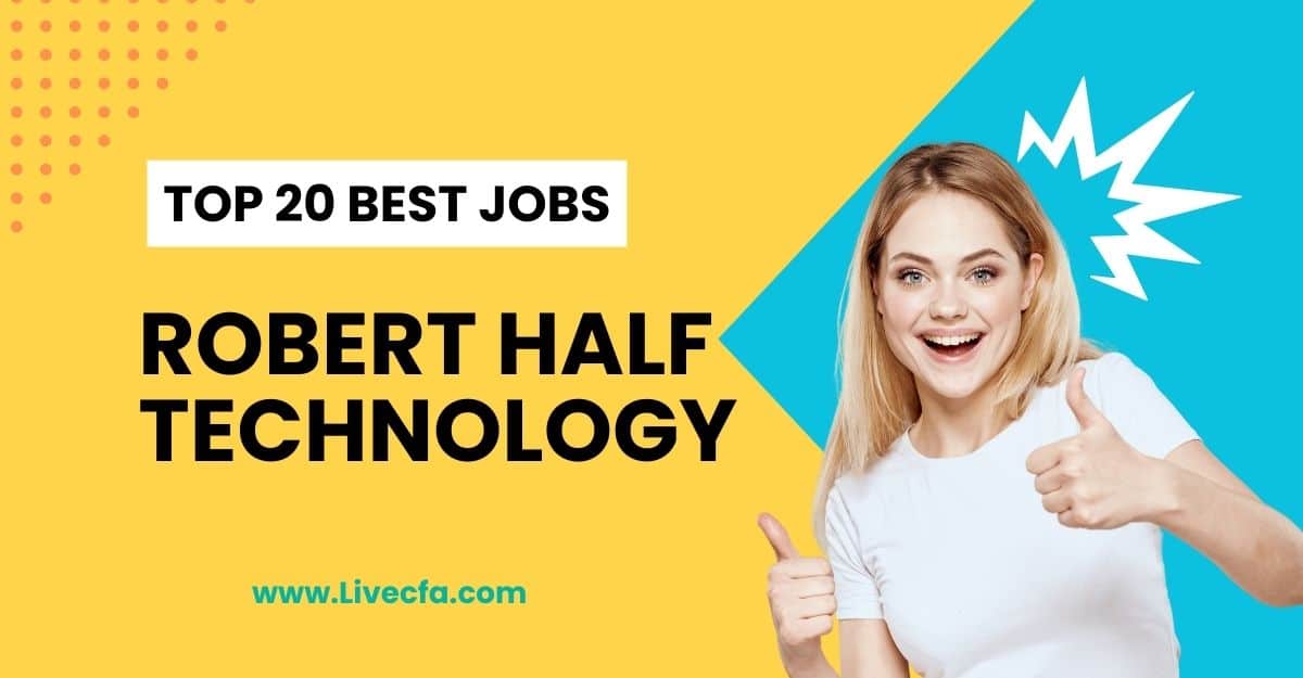 20 Jobs At Robert Half Technology In USA